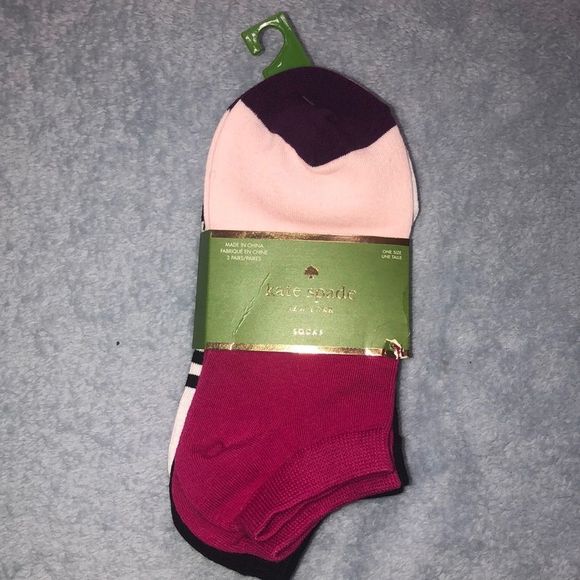 kate spade | Accessories | Kate Spade Womens 3 Pack Ankle Socks | Poshmark